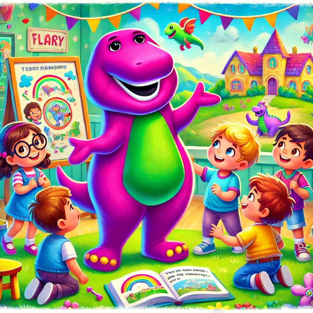 ️ Barney y la Aventura de la Amistad Crea Cuentos Personalizados ...