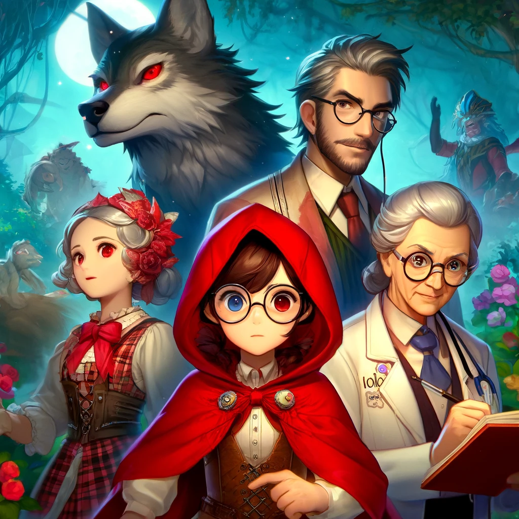 ️ Caperucita y el Lobo en el Bosque Encantado Crea Cuentos ...