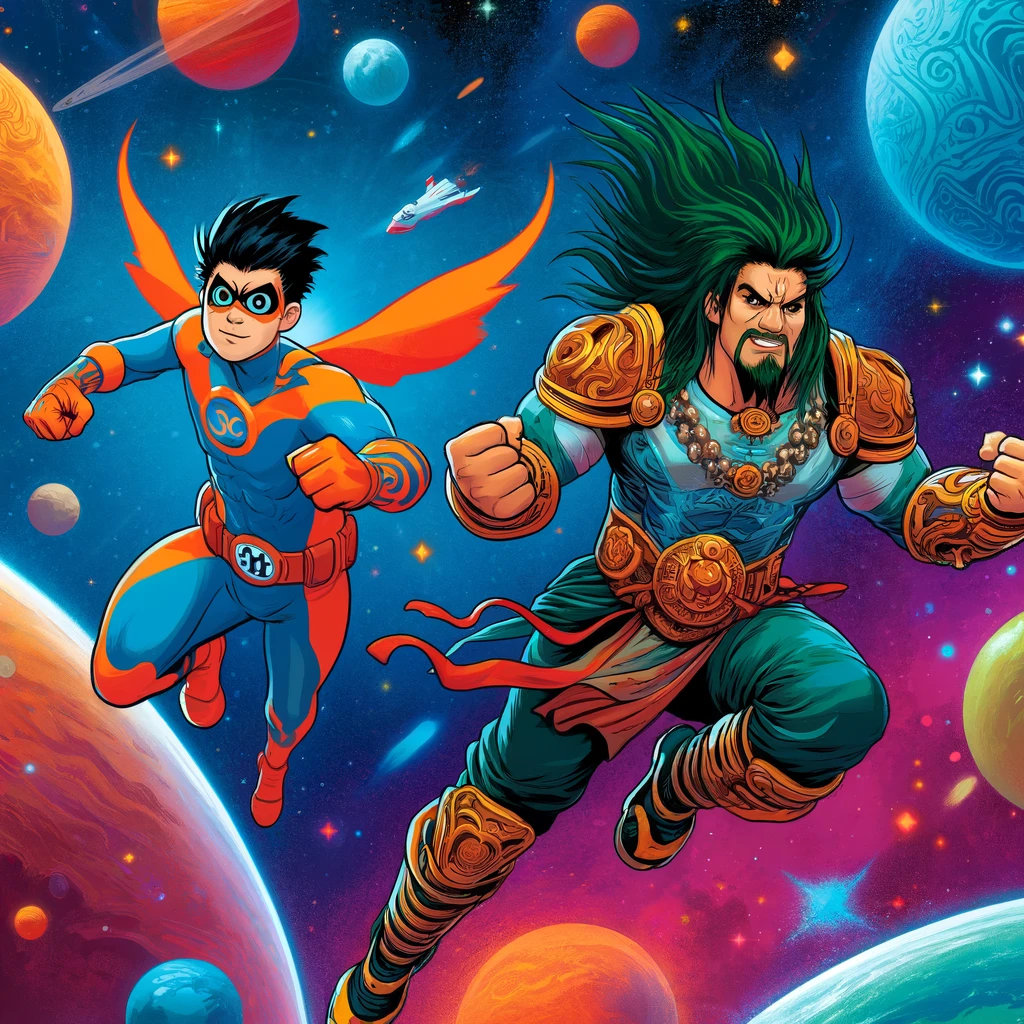 ️ Goku y Broly: Aventureros del Cosmos Crea Cuentos Personalizados ...