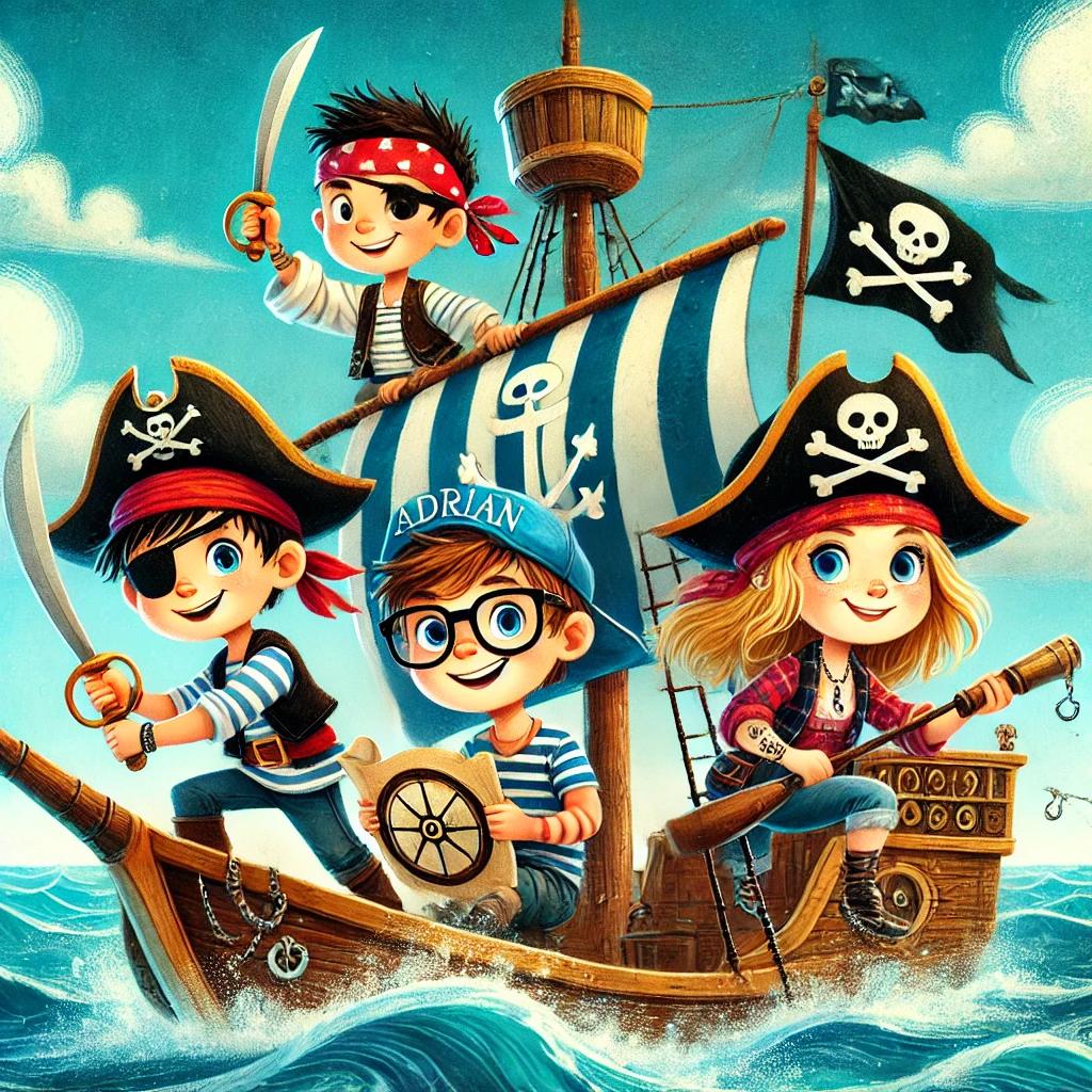 ️ La Gran Aventura del Barco Pirata Crea Cuentos Personalizados ...