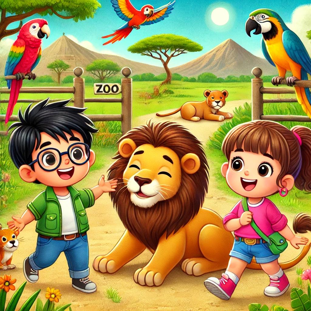 ️ La Gran Aventura en el Zoológico Mágico Crea Cuentos Personalizados ...