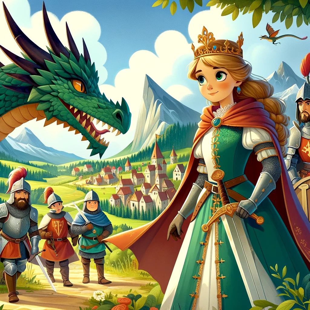 ️ La Princesa Valiente y el Dragón Crea Cuentos Personalizados (( Gratis ))