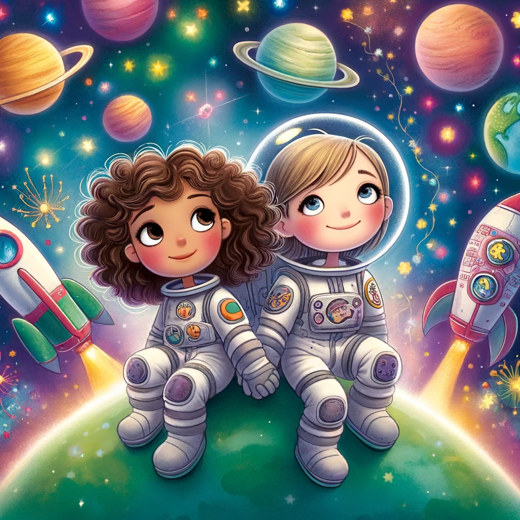 ️ Las Aventuras de Lluna y Estrela en el Espacio Crea Cuentos ...